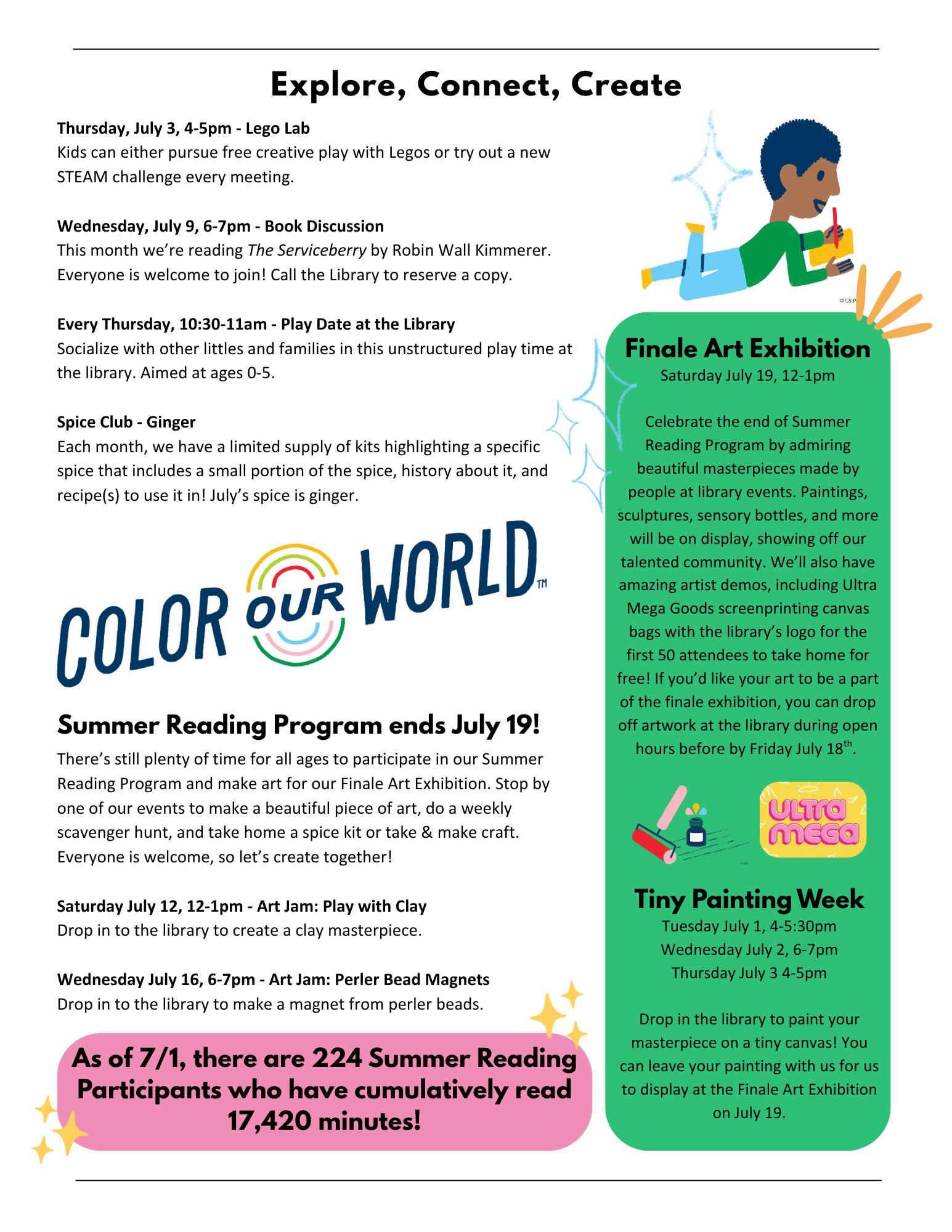 July Newsletter — Dorothy Hull Library - Windsor Township